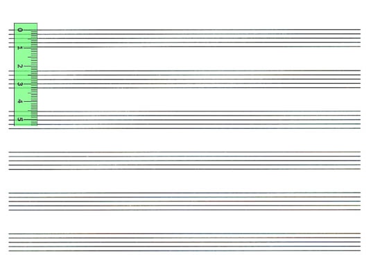 1125. Music Book - Clarinet / Oboe, notový zošit, širšia notová osnova ...